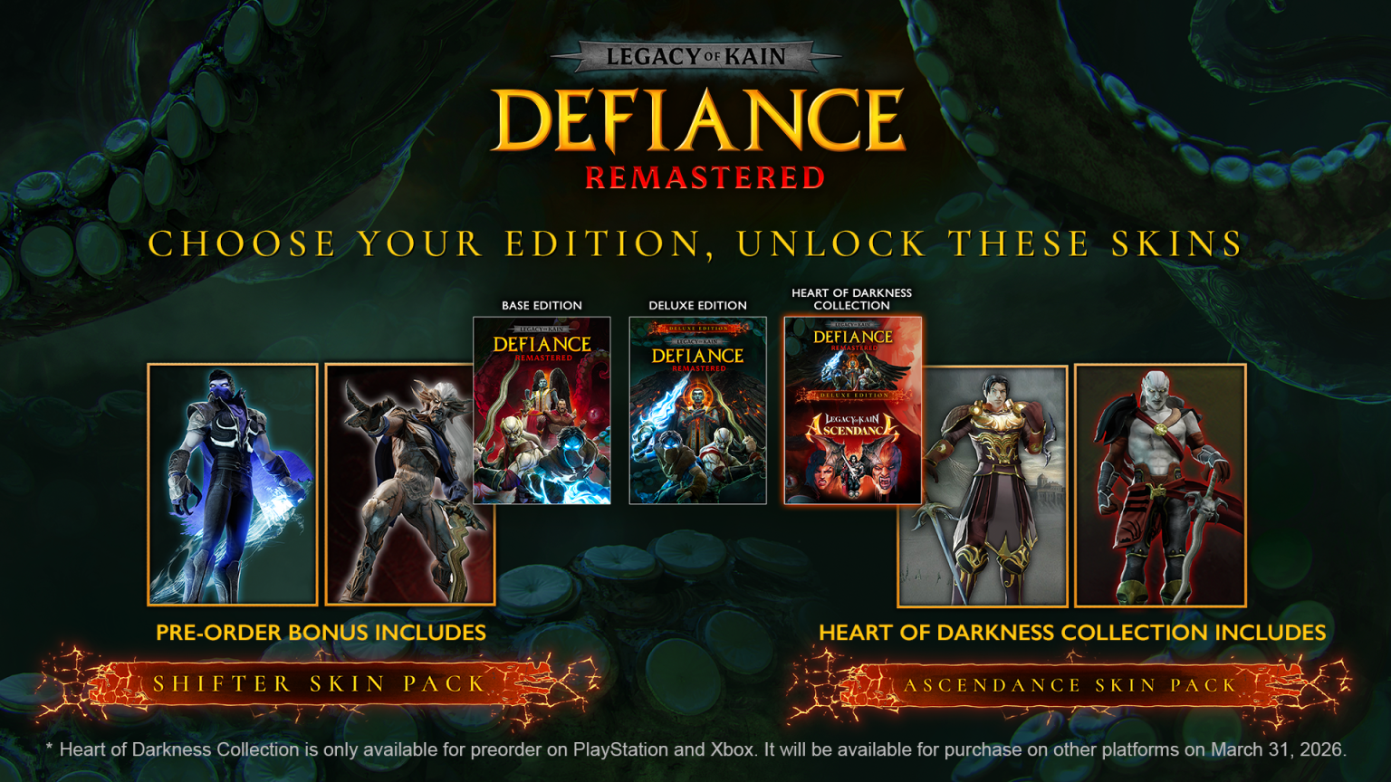 Legacy of Kain Defiance Remastered and Ascendance: FAQ and Edition ...